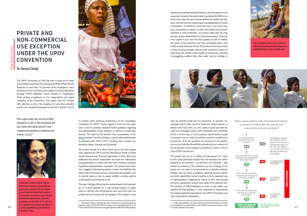 60th Anniversary of CIOPORA and UPOV Convention - Euroseeds