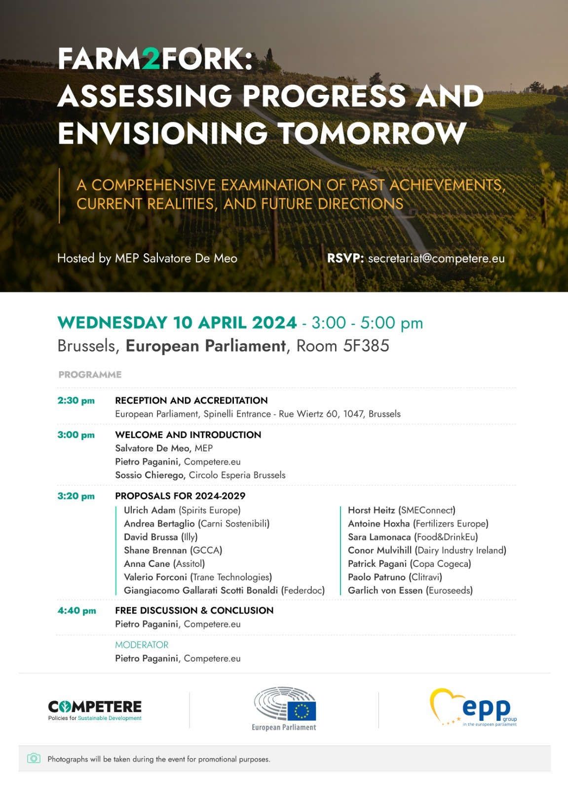 Seeding tomorrow: an outlook on the past and future of the EU Farm to ...